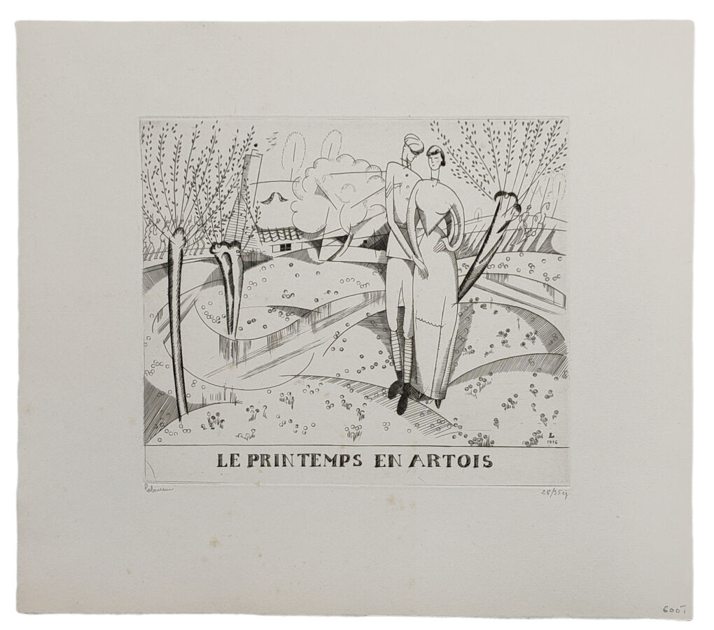 Jean-Émile‏ Laboureur | Jean Émile LABOUREUR (1877-1943) Le printemps ...