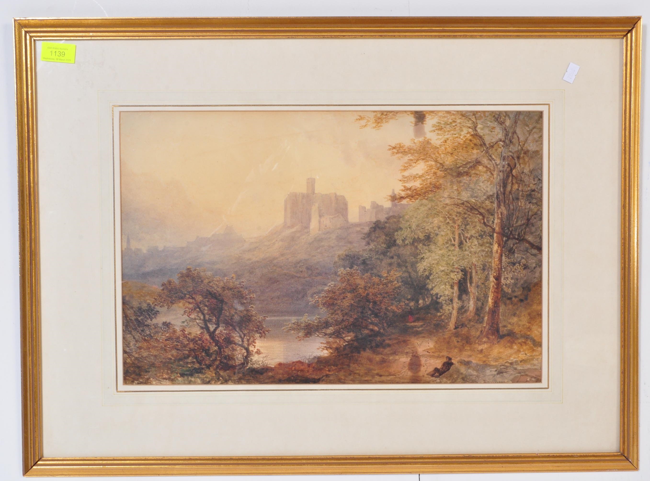 Frederick Stuart Richardson | Scottish Castle as viewed from forest ...
