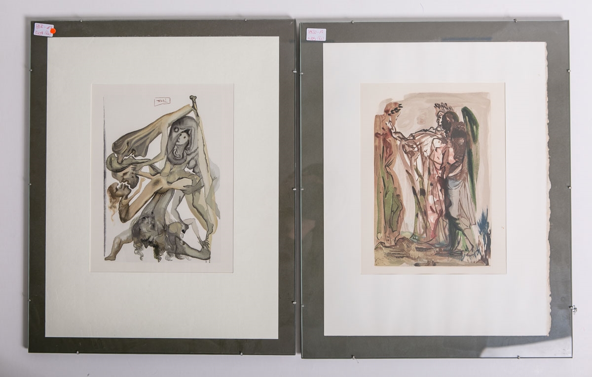 Salvador Dalí | 6-teiliges Konvolut bestehend aus: Les Limbres, Les ...