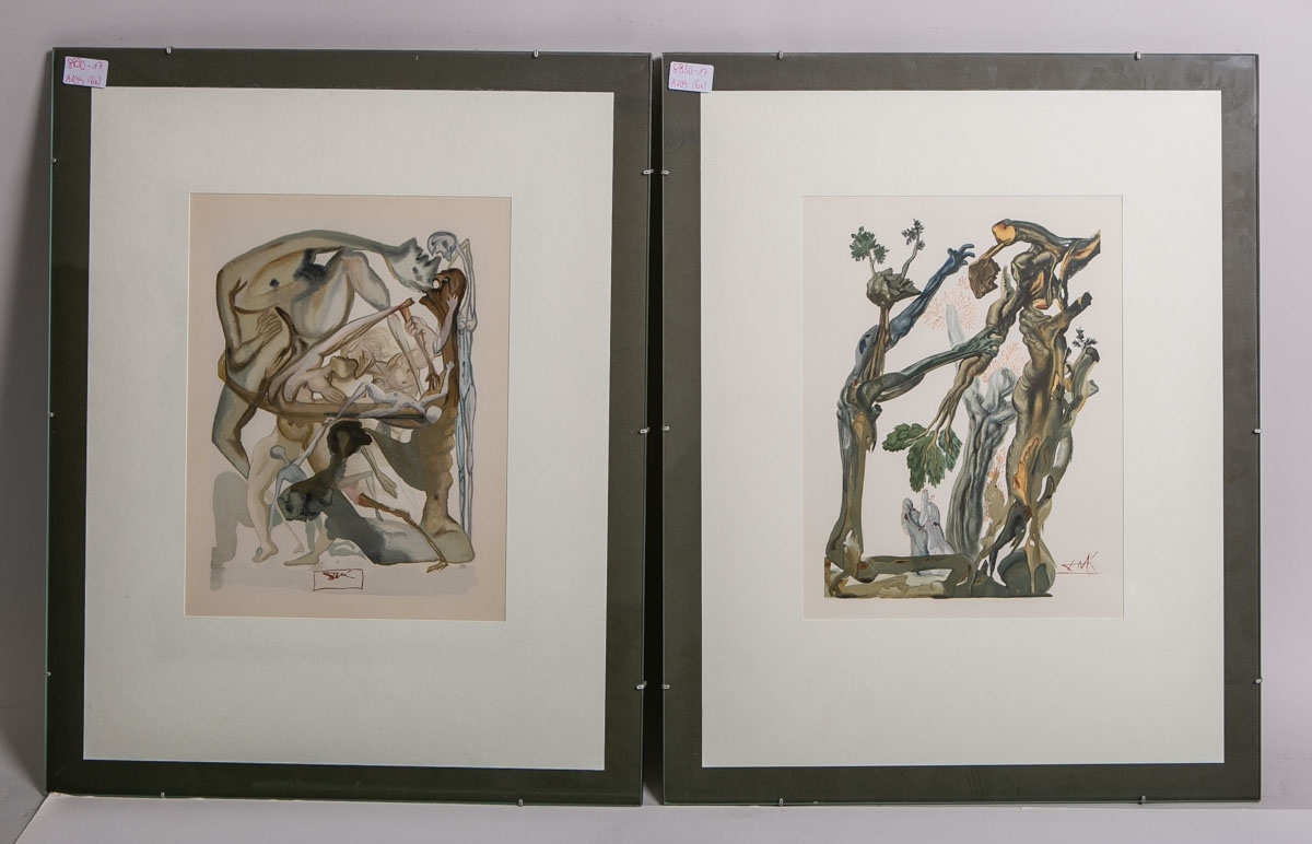 Salvador Dalí | 6-teiliges Konvolut bestehend aus: Les Limbres, Les ...