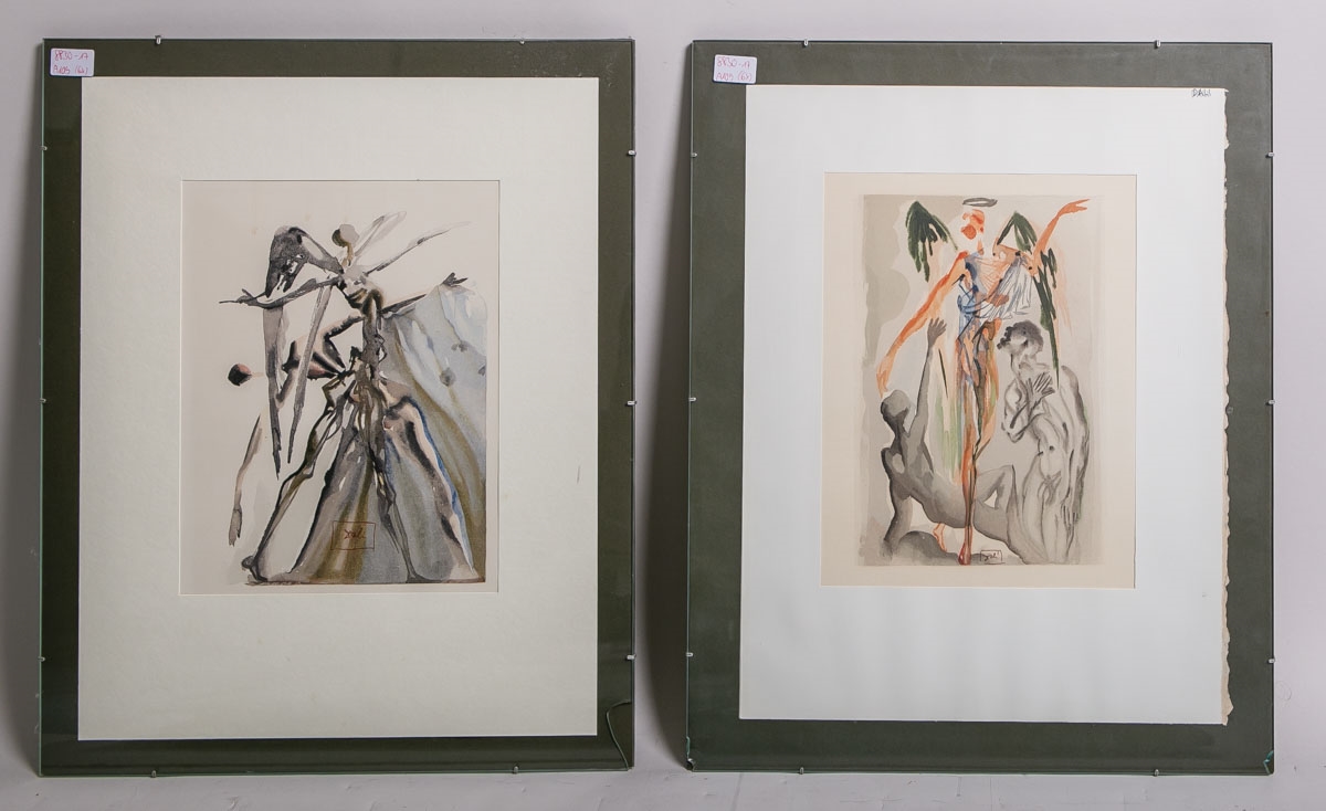 Salvador Dalí | 6-teiliges Konvolut bestehend aus: Les Limbres, Les ...