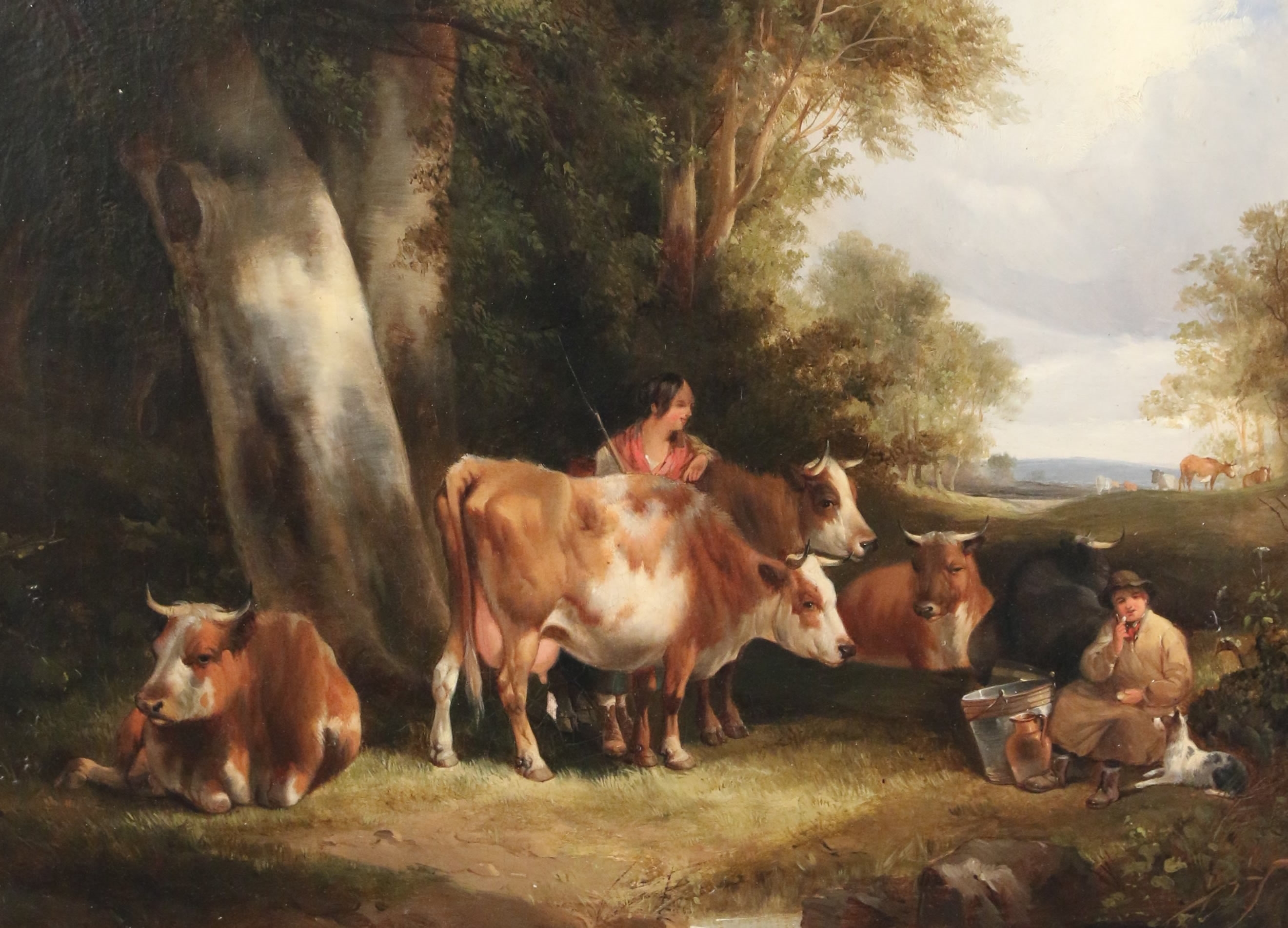 William Shayer Sr. | La collation du bouvier | MutualArt