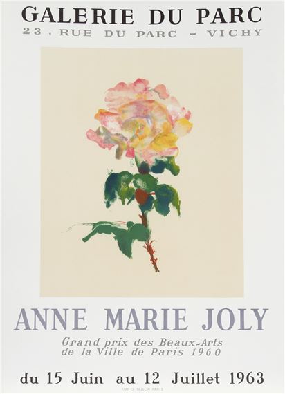 Anne-Marie Joly | EXHIBITION GALERIE DU PARC (1963) | MutualArt