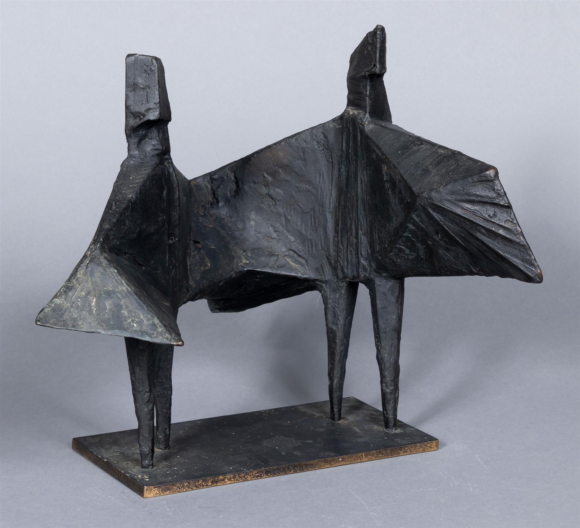 Lynn Chadwick | Maquette IV Winged Figures (1968) | MutualArt