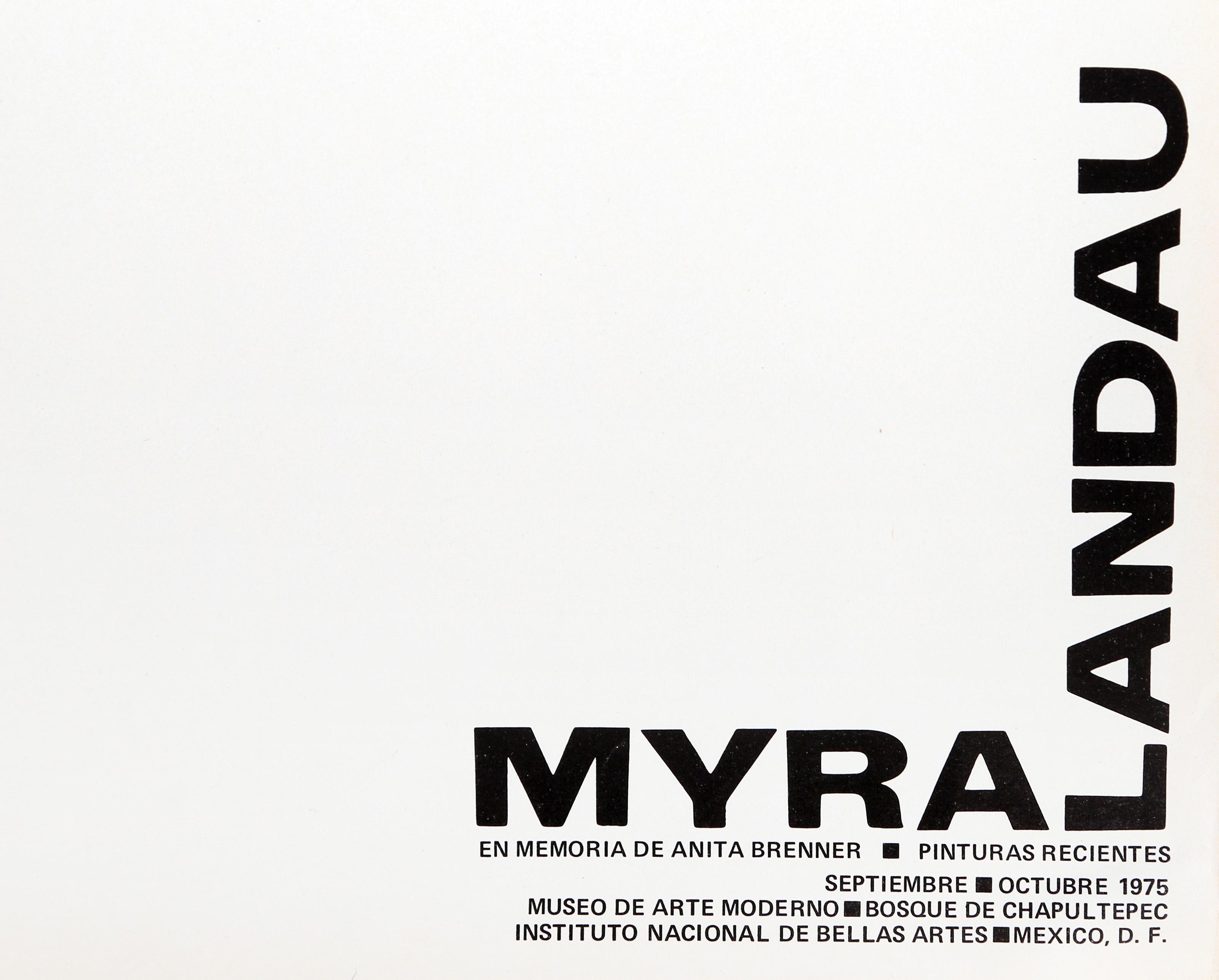 Myra Landau | IN MEMORY OF ANITA BRENNER (1975) | MutualArt