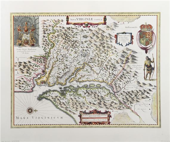 Hendrik Hondius the Elder | MAP OF VIRGINIA | MutualArt