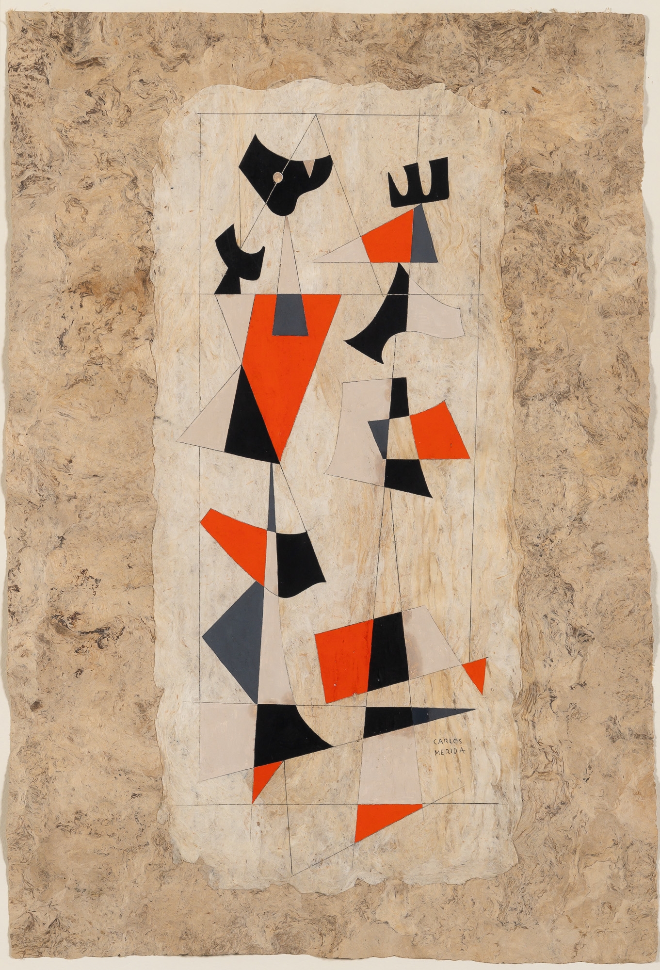 Carlos Mérida | DOS FIGURAS (1949) | MutualArt