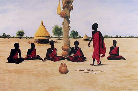 Arthur Dawson | CHILDREN IN CLOAKS (1992) | MutualArt