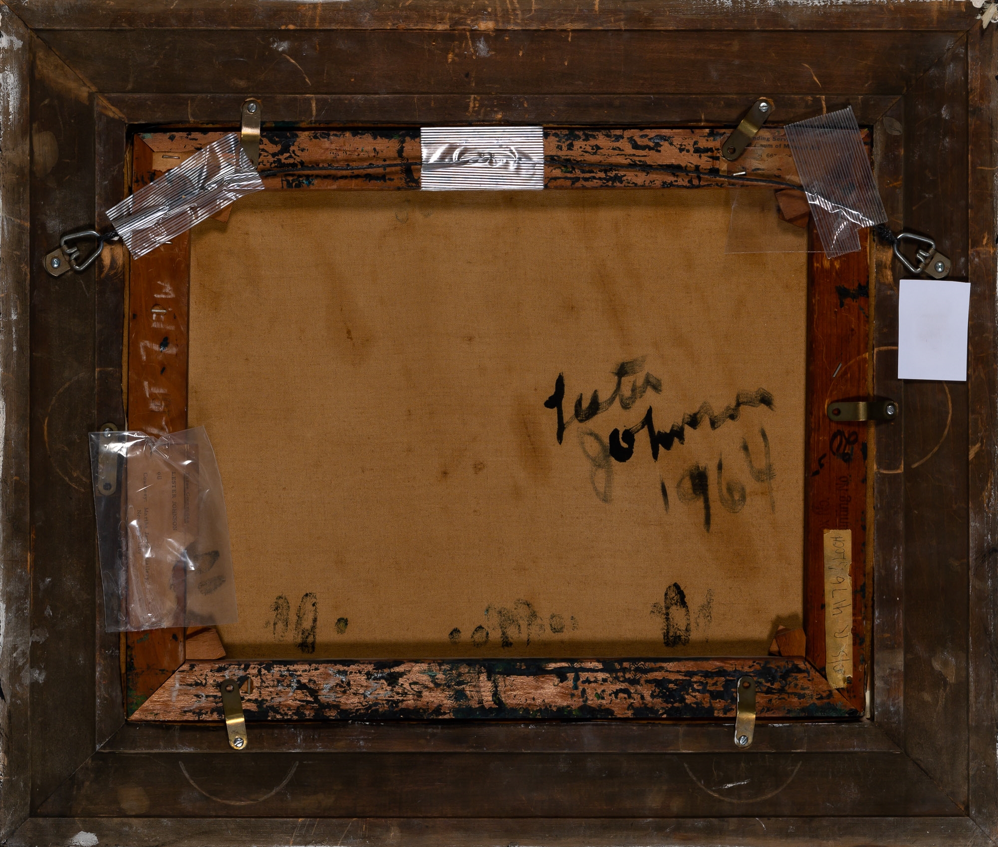 Lester Johnson | Three Comrades (1964) | MutualArt