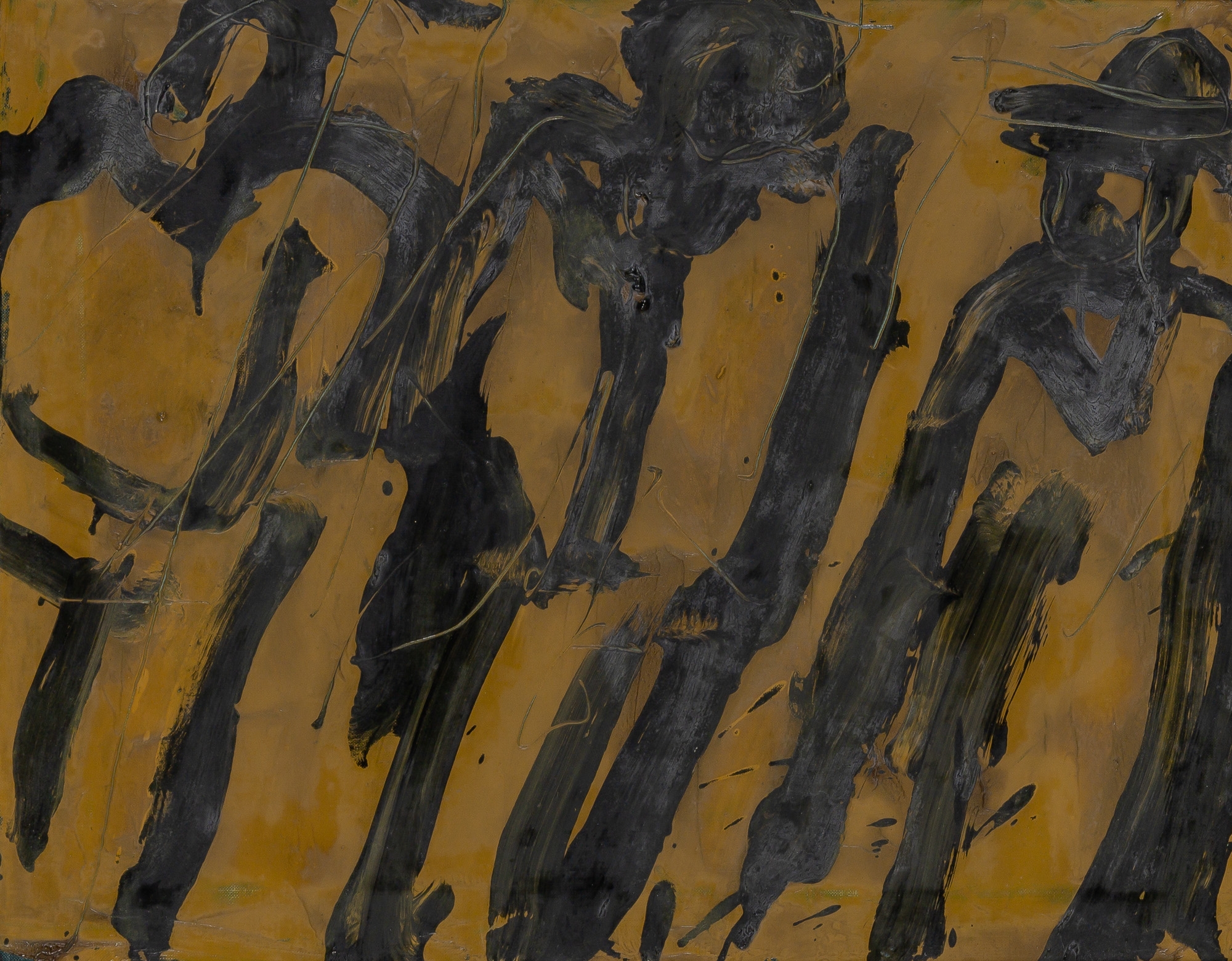 Lester Johnson | Three Comrades (1964) | MutualArt