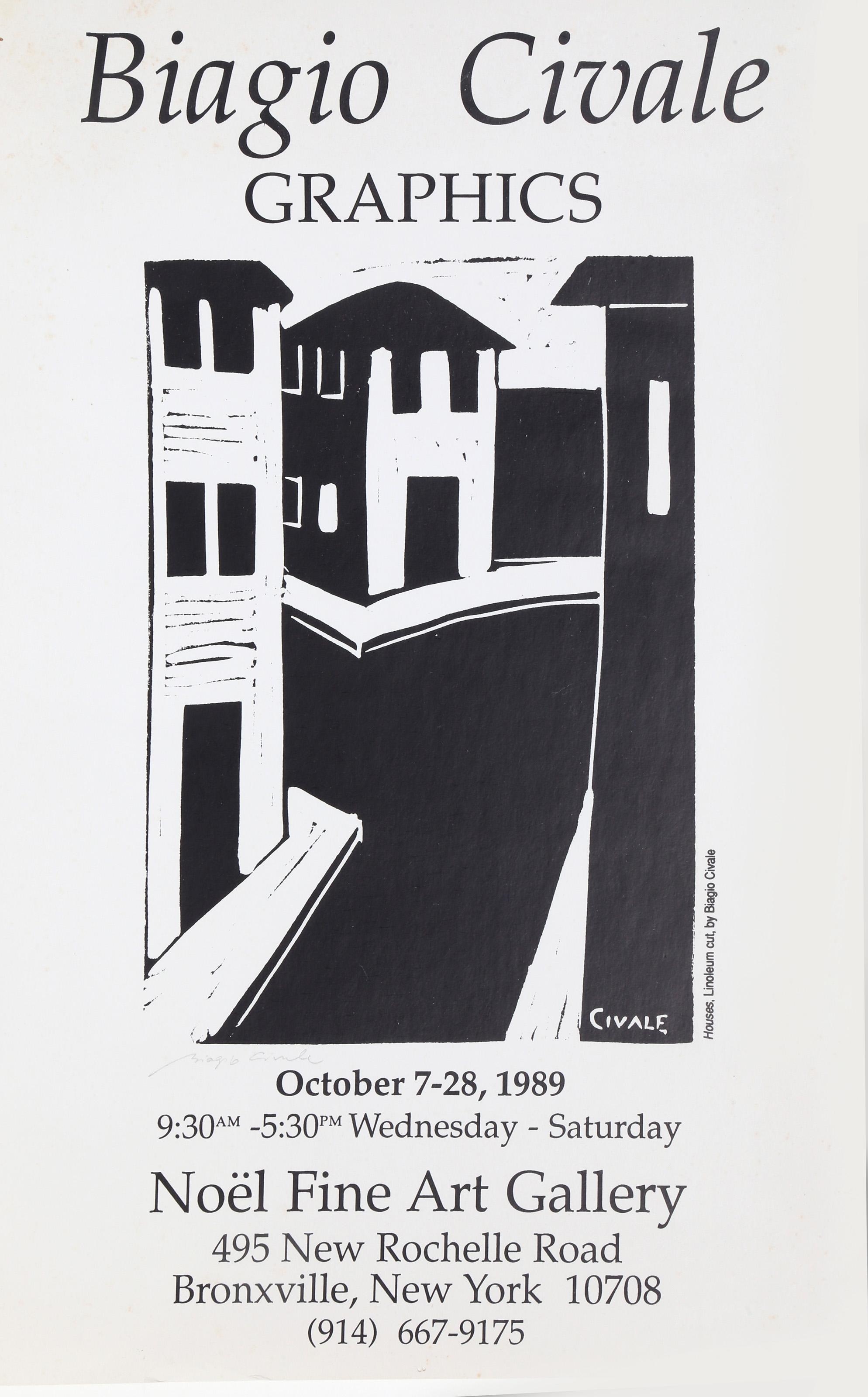 Biagio Civale | EXHIBITION POSTER - GRAPHICS (1989) | MutualArt