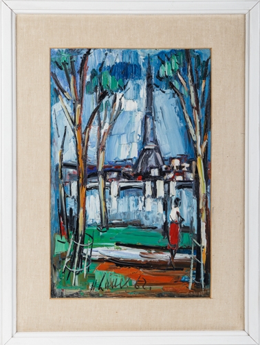 Heinz Maria Lauer | Paris: Blick auf den Eiffelturm (1962) | MutualArt