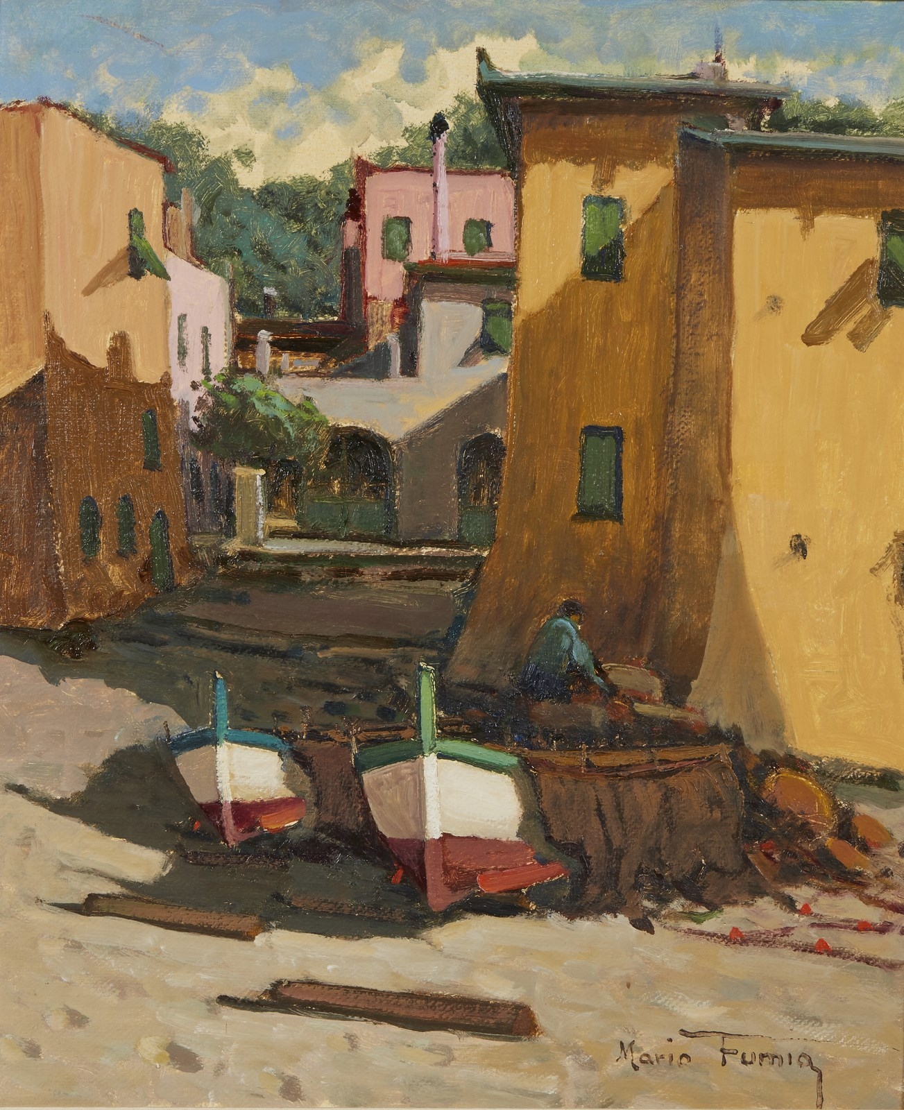 Mario Fumia | The square of the Varigotti grandfather | MutualArt