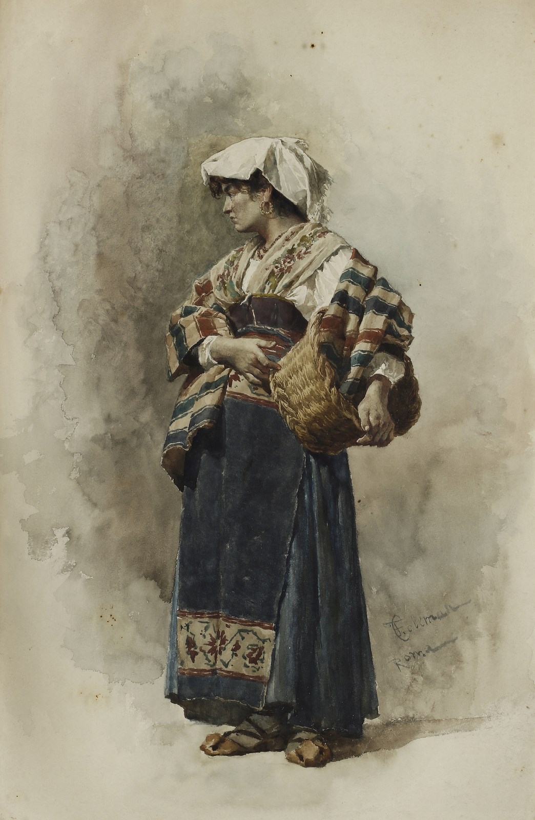 Francesco Coleman | Portrait of a commoner woman | MutualArt