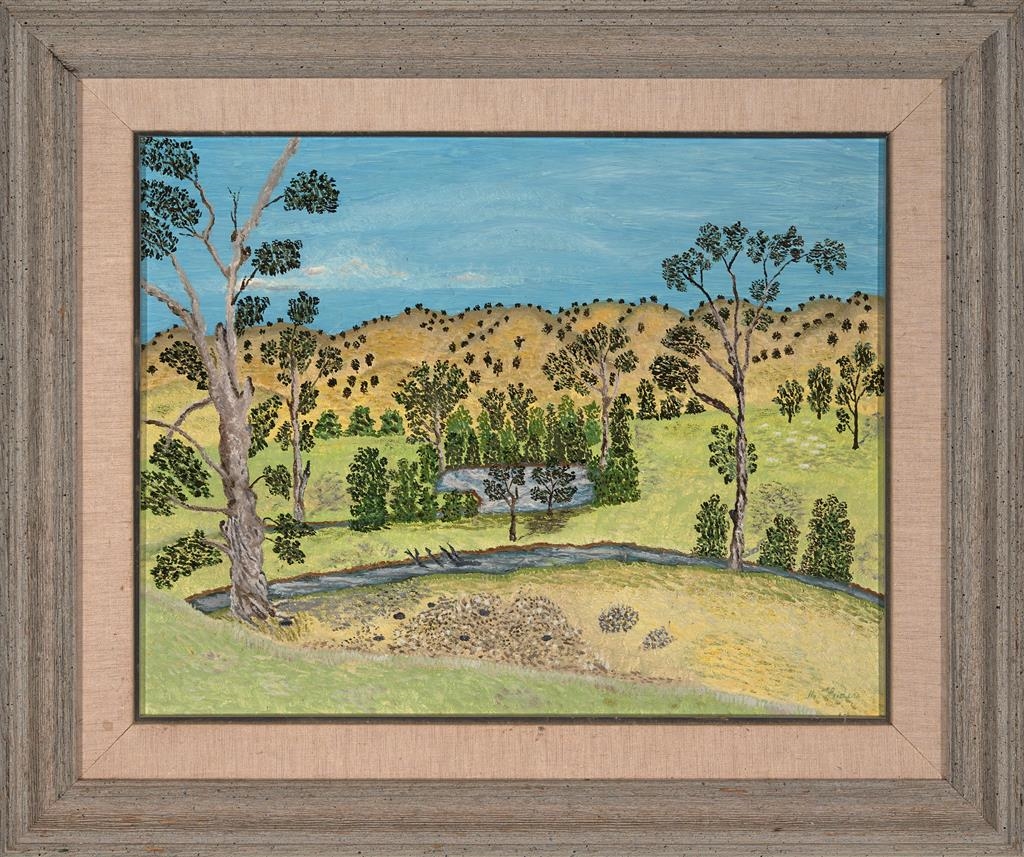 Muriel Luders | Landscape with Stream and Pond | MutualArt