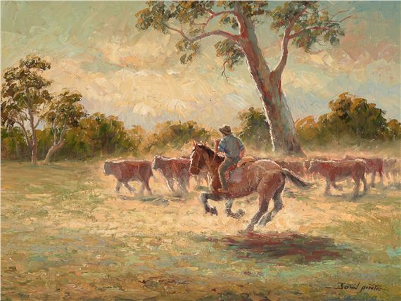 John Pinto | Cattle Drover | MutualArt