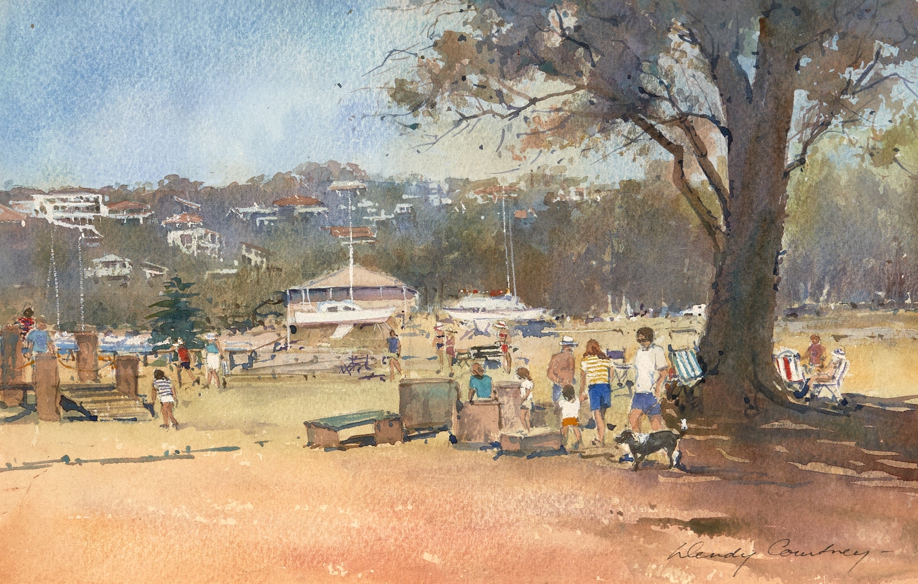 Wendy Courtney | Sunday at Clenway Park | MutualArt