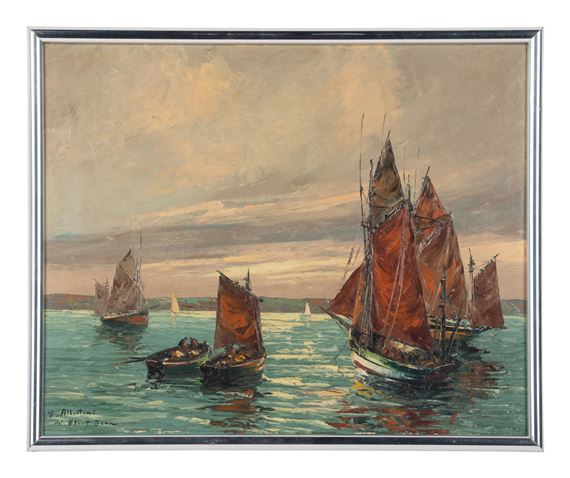 Luciano Albertini | Boat Scene | MutualArt