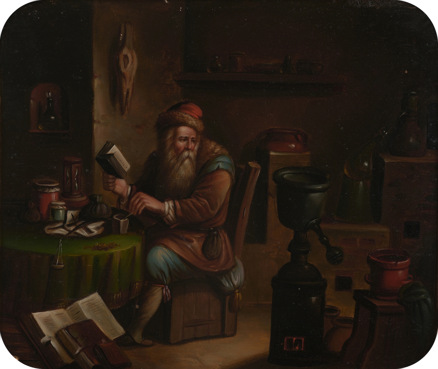 David Teniers the Younger | An alchemist in his laboratory; An ...