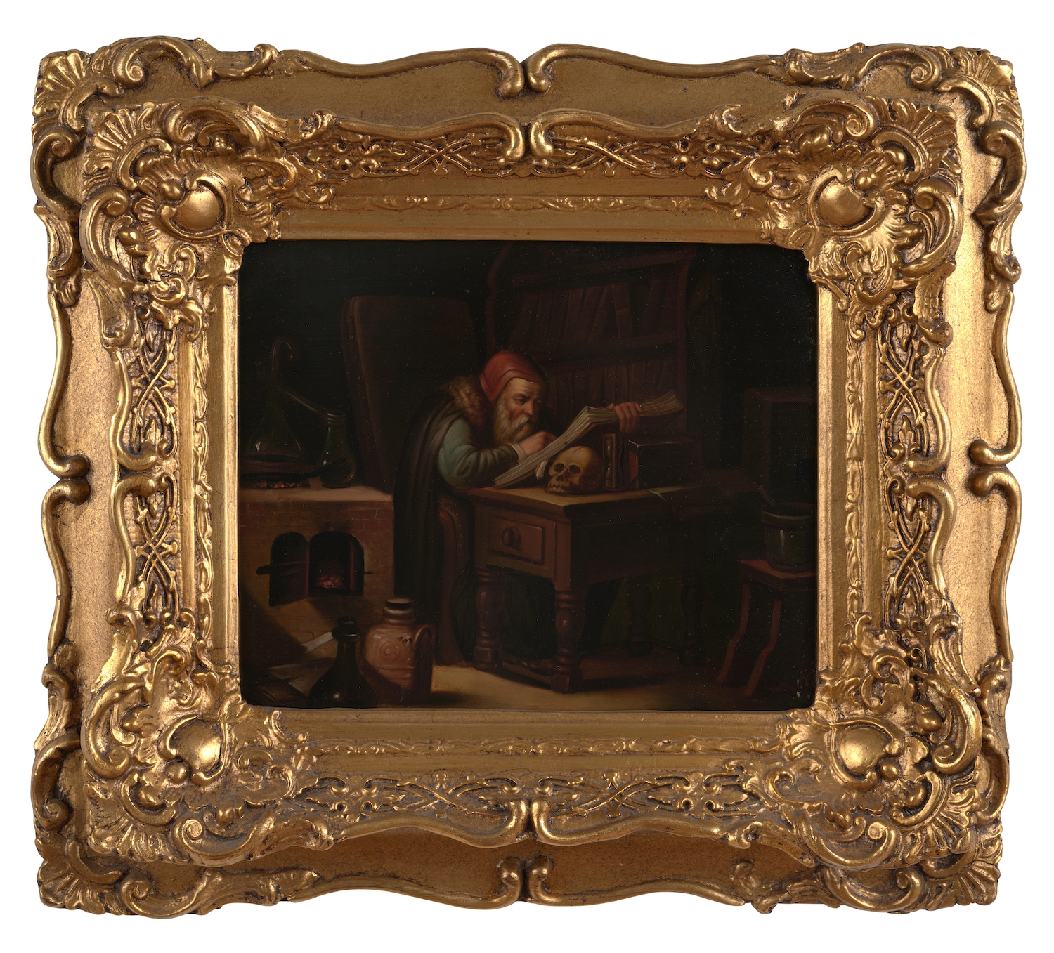 David Teniers the Younger | An alchemist in his laboratory; An ...