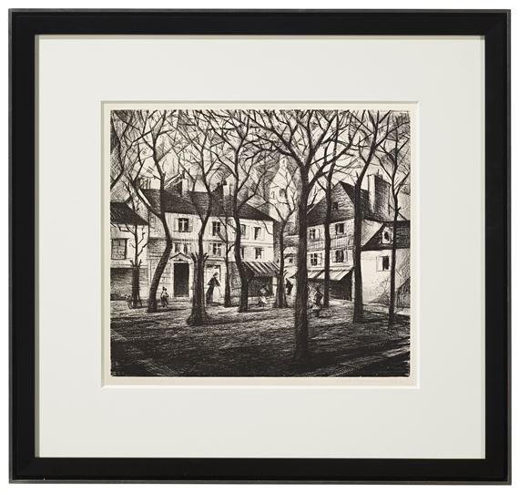 Christopher Richard Wynne Nevinson | Place du Tertre, Montmartre (1920 ...