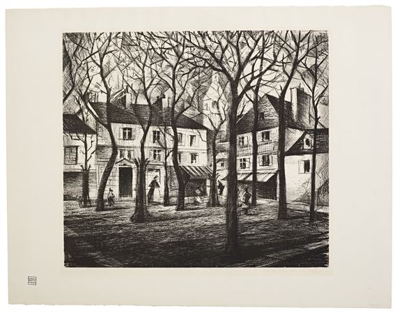 Christopher Richard Wynne Nevinson | Place du Tertre, Montmartre (1920 ...