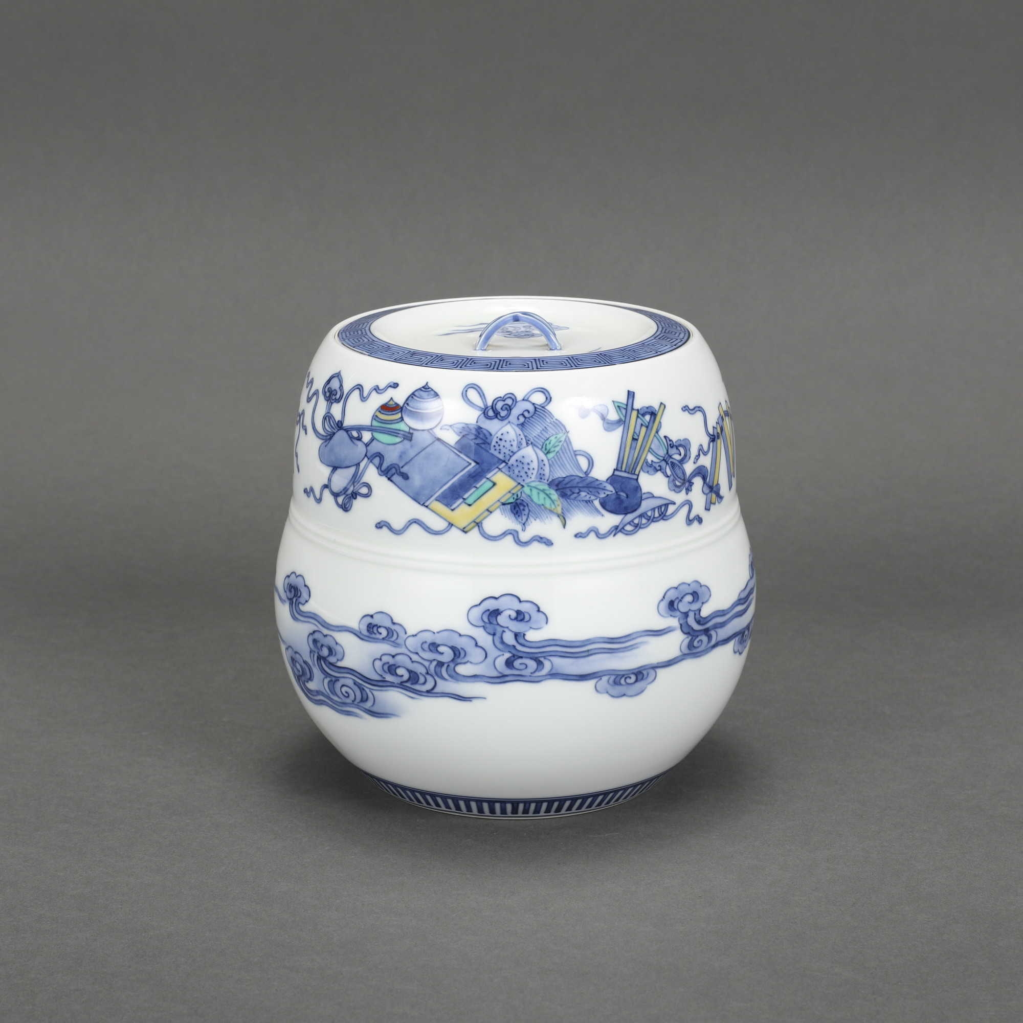 Imaizumi Imaemon Xii | IRO NABESHIMA CONTAINER | MutualArt