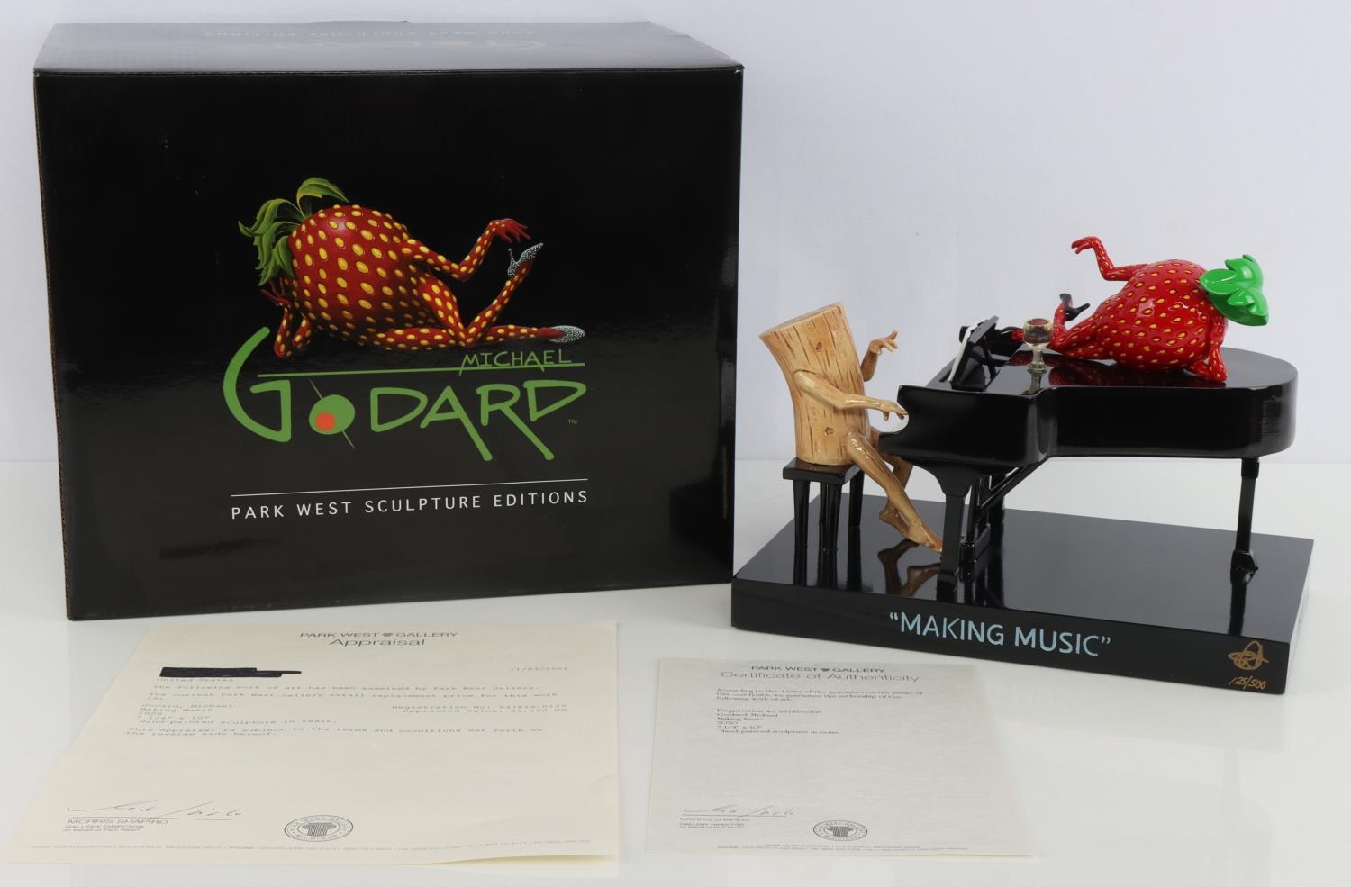 Michael Godard | MICHAEL GODARD POOL SHARK SCULPTURE (2020) | MutualArt