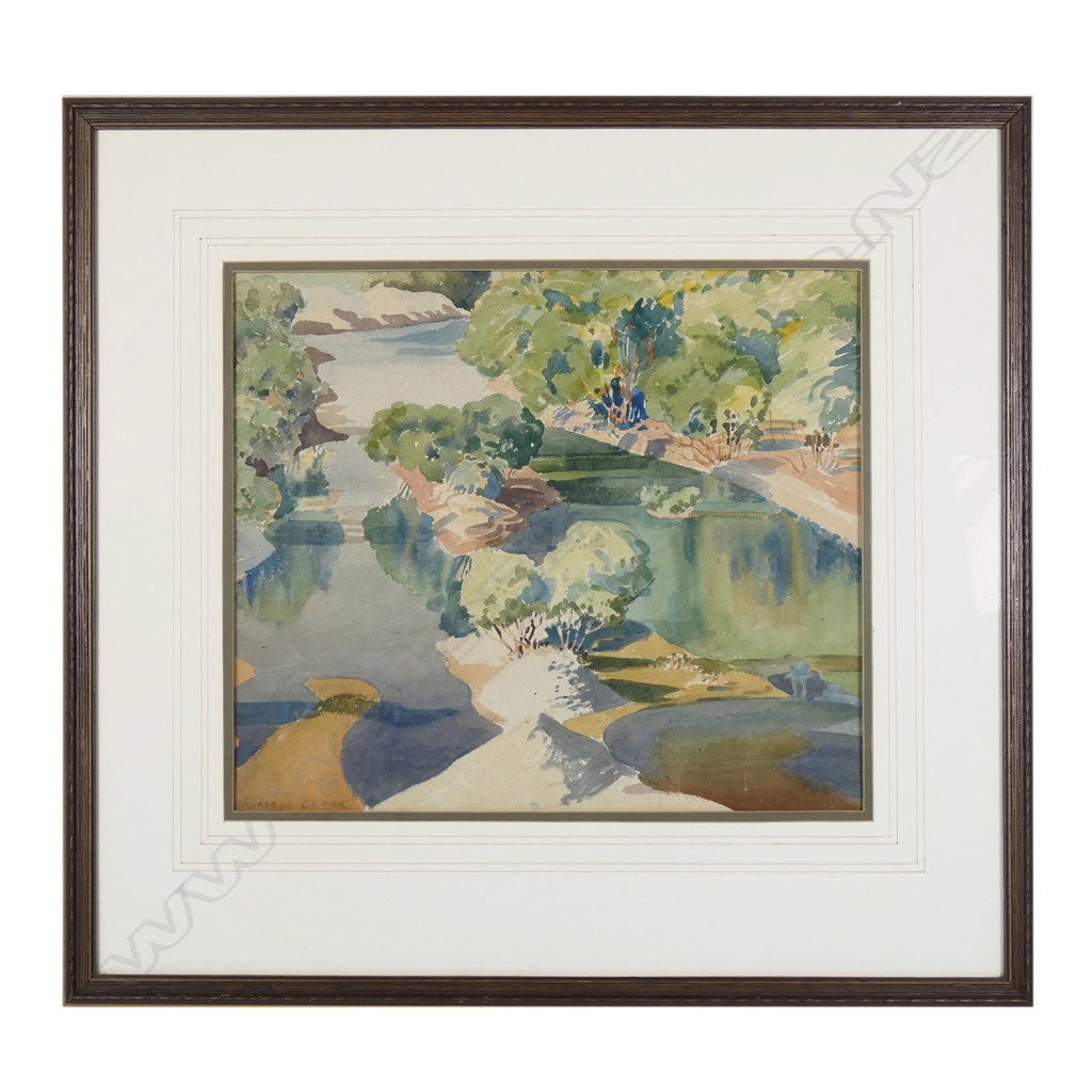 Russell Clark | river scene | MutualArt