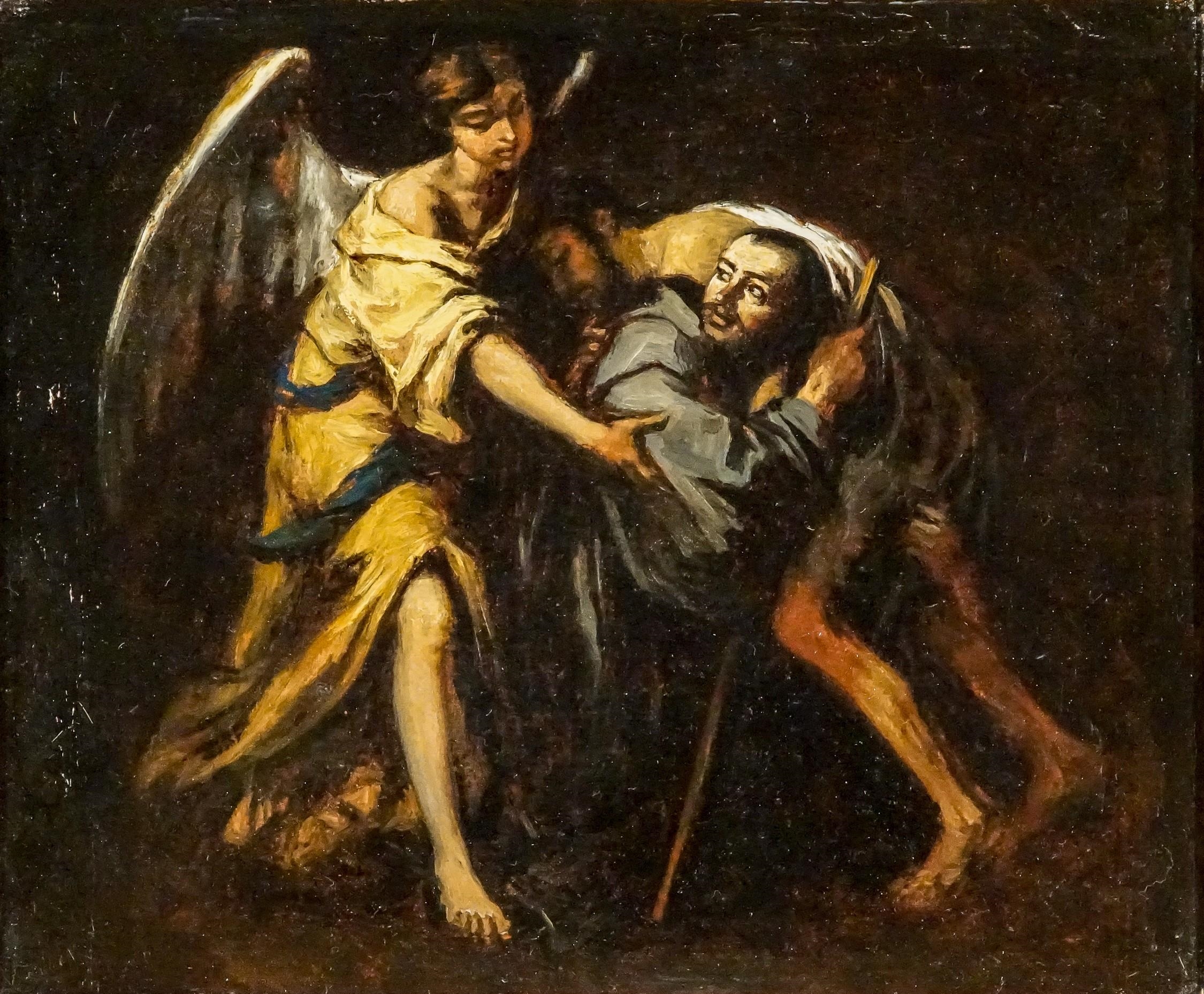 Bartolomé Estebán‏ Murillo | Saint John of God Carrying a Sick Man ...