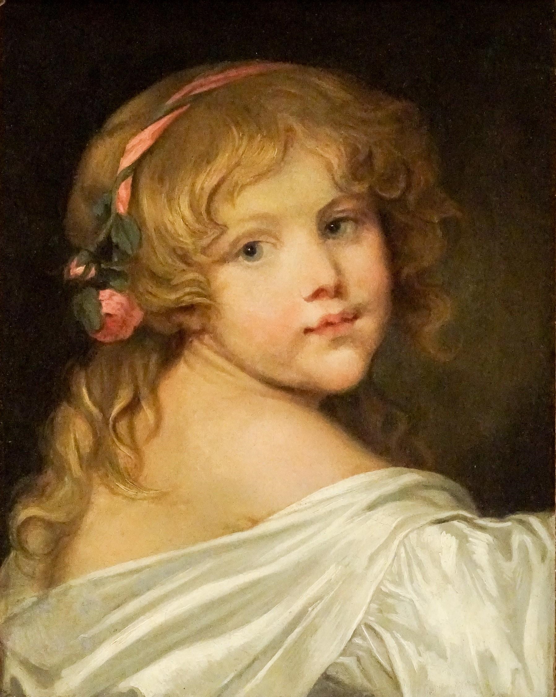 Jean-Baptiste Greuze | Portrait of a Young Girl | MutualArt