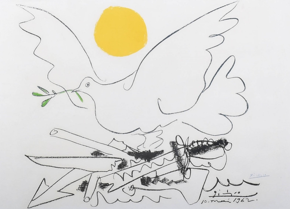 Pablo Picasso | Colombe au soleil (1962) | MutualArt