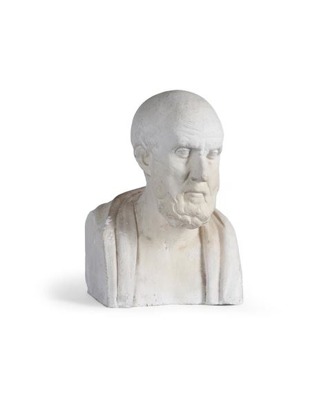 Italian School, 19th Century | A PLASTER BUST OF THE PHILOSOPHER ...