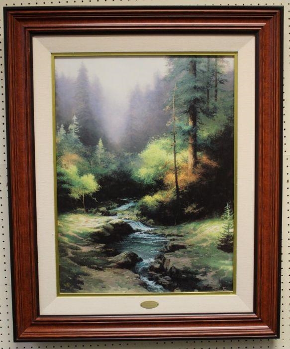 Thomas Kinkade | Thomas Kincade ( American 1958-2012) Creekside Trail ...