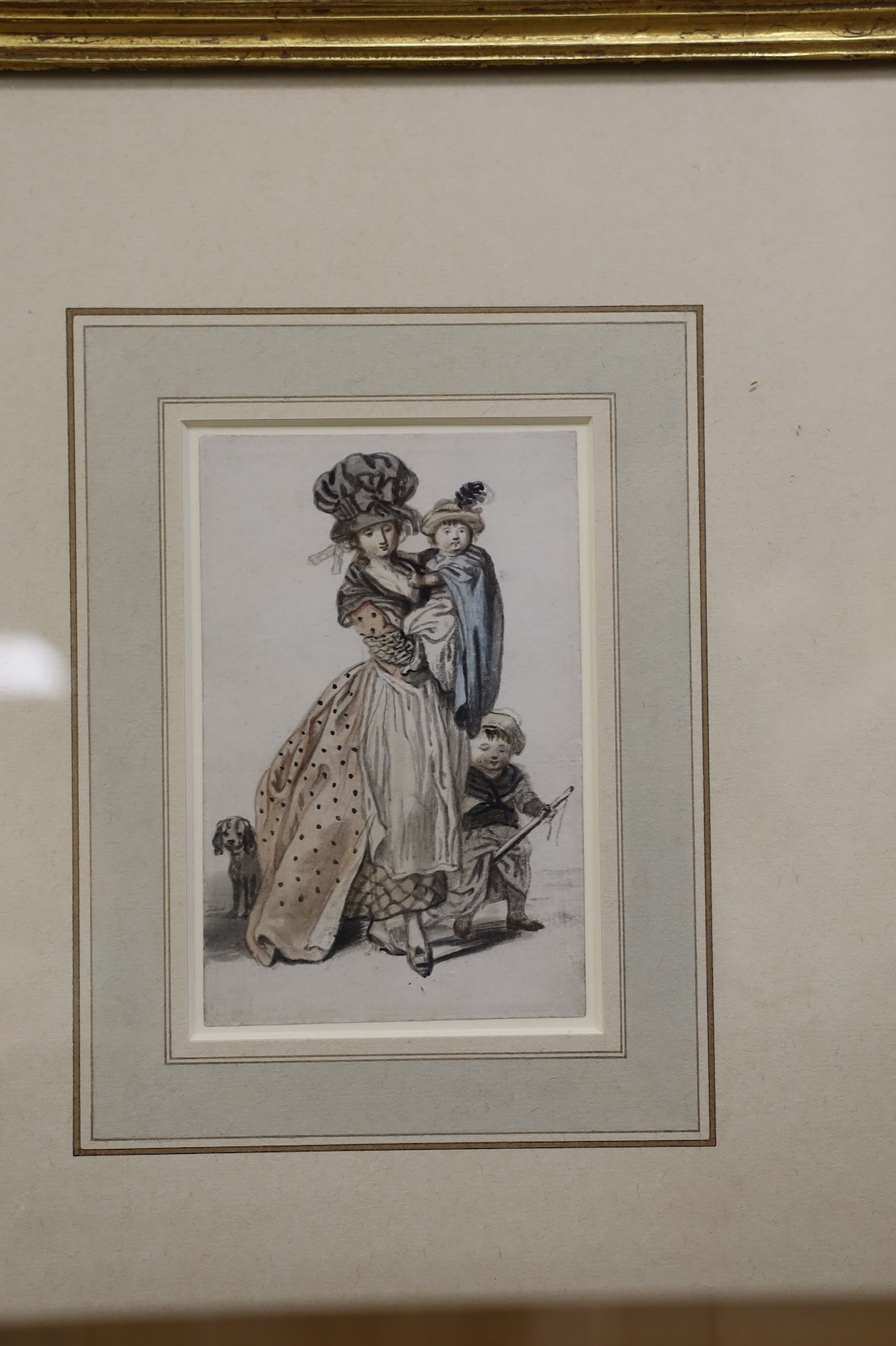 John Collet | Studies of 18th century ladies in elaborate outfits ...