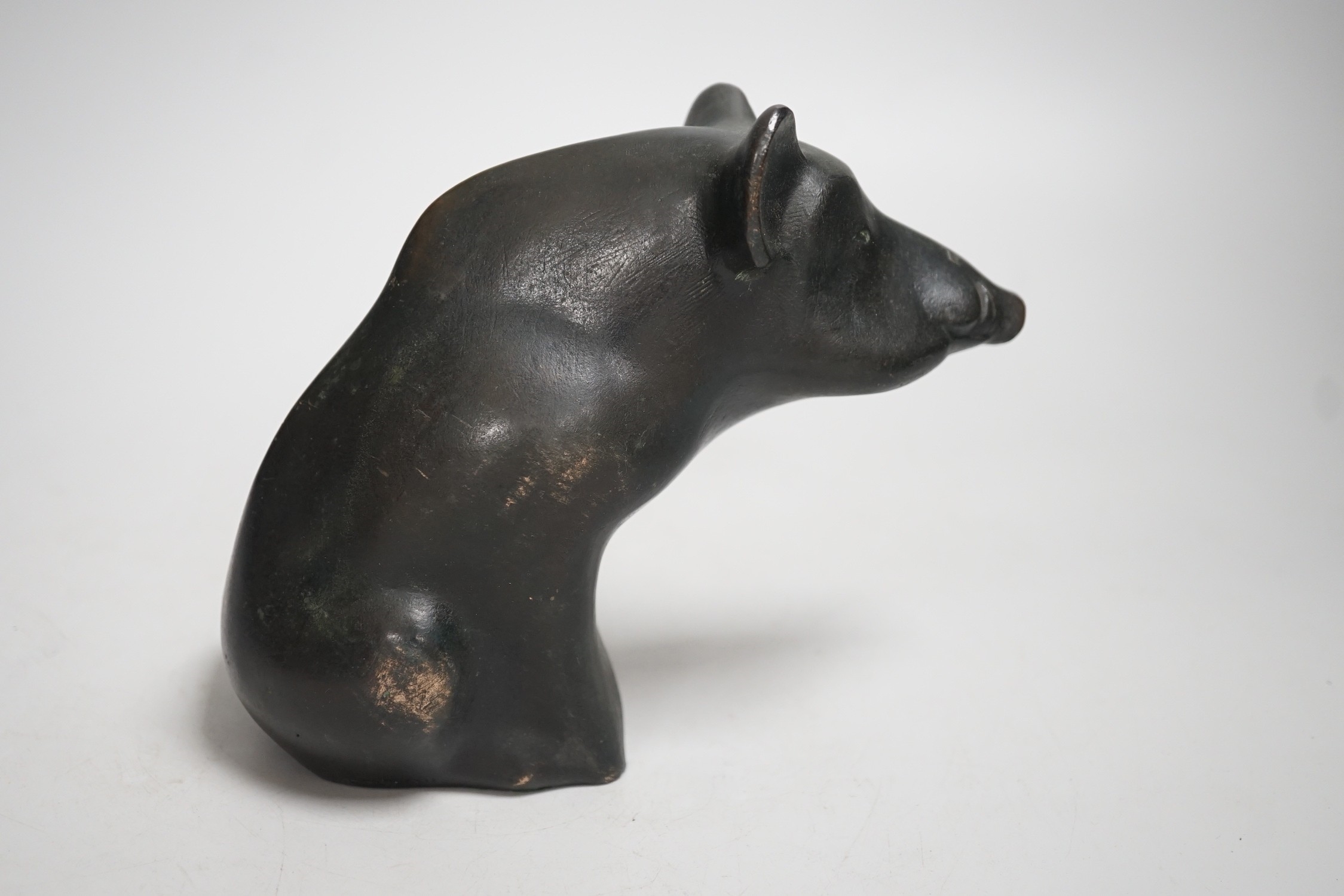 Claude Lhoste | a limited edition cast Bronze model of a Boar | MutualArt