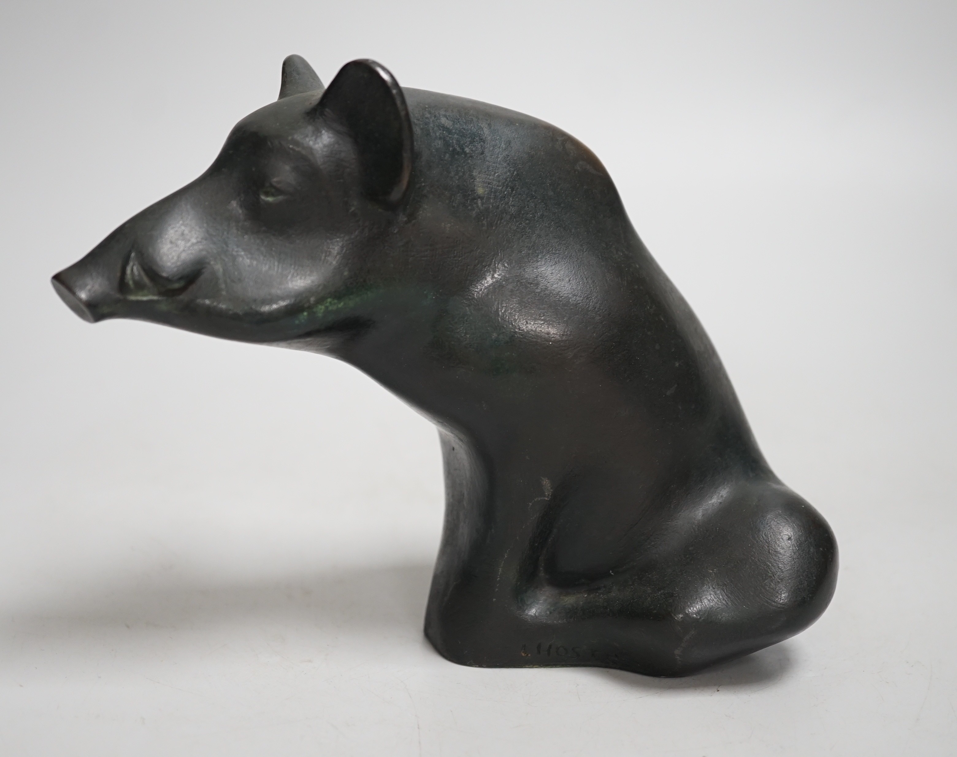 Claude Lhoste | a limited edition cast Bronze model of a Boar | MutualArt