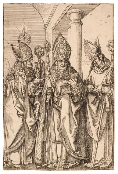 Albrecht Dürer | Saints Nicholas, Ulrich and Erasmus (1580 - 1620 ...