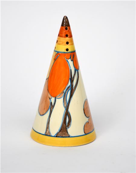 Clarice Cliff | 'Autumn' a Fantasque Bizarre Conical sugar sifter ...