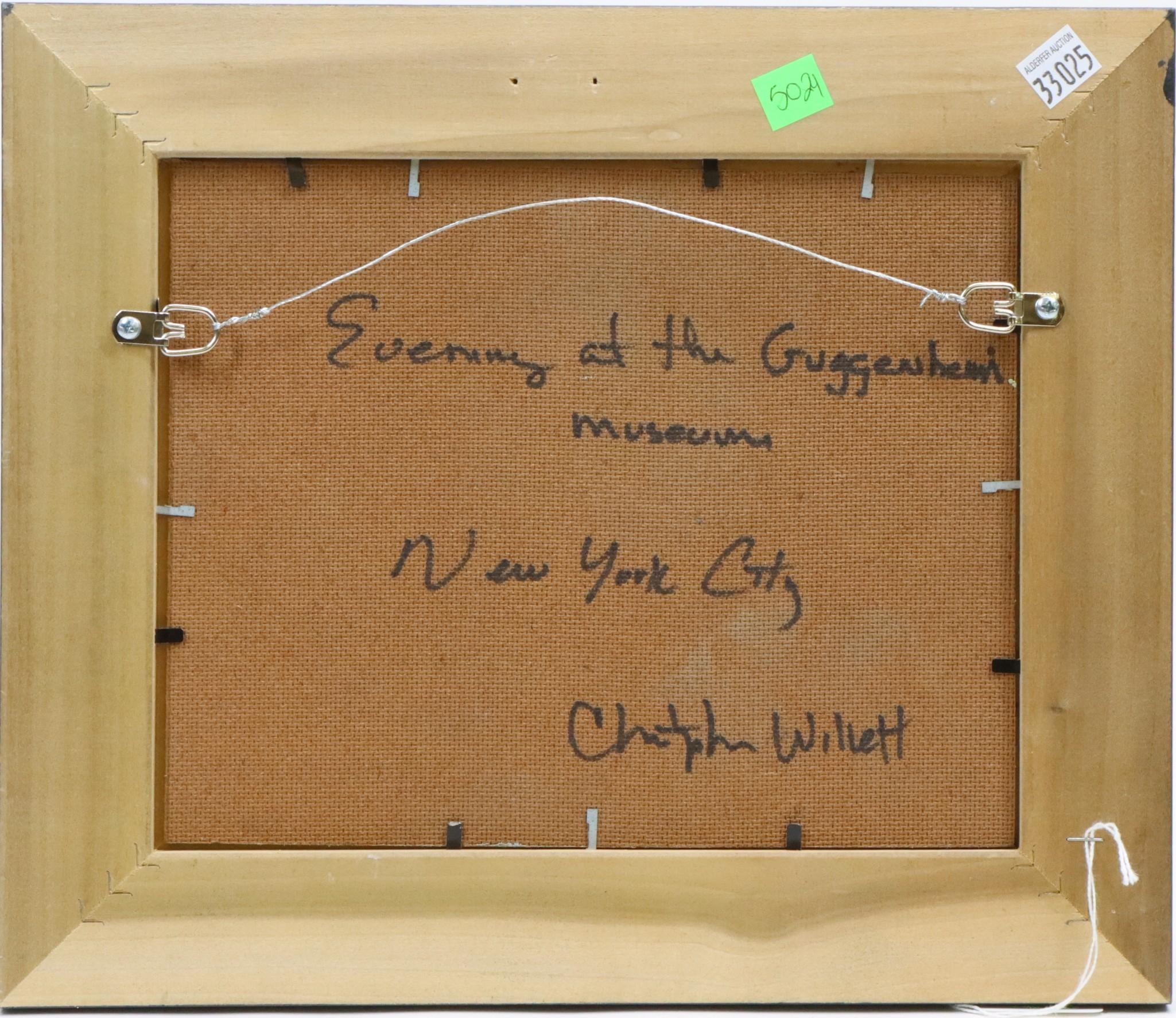 Christopher Willett | Evening at the Guggenheim Museum, New York City ...