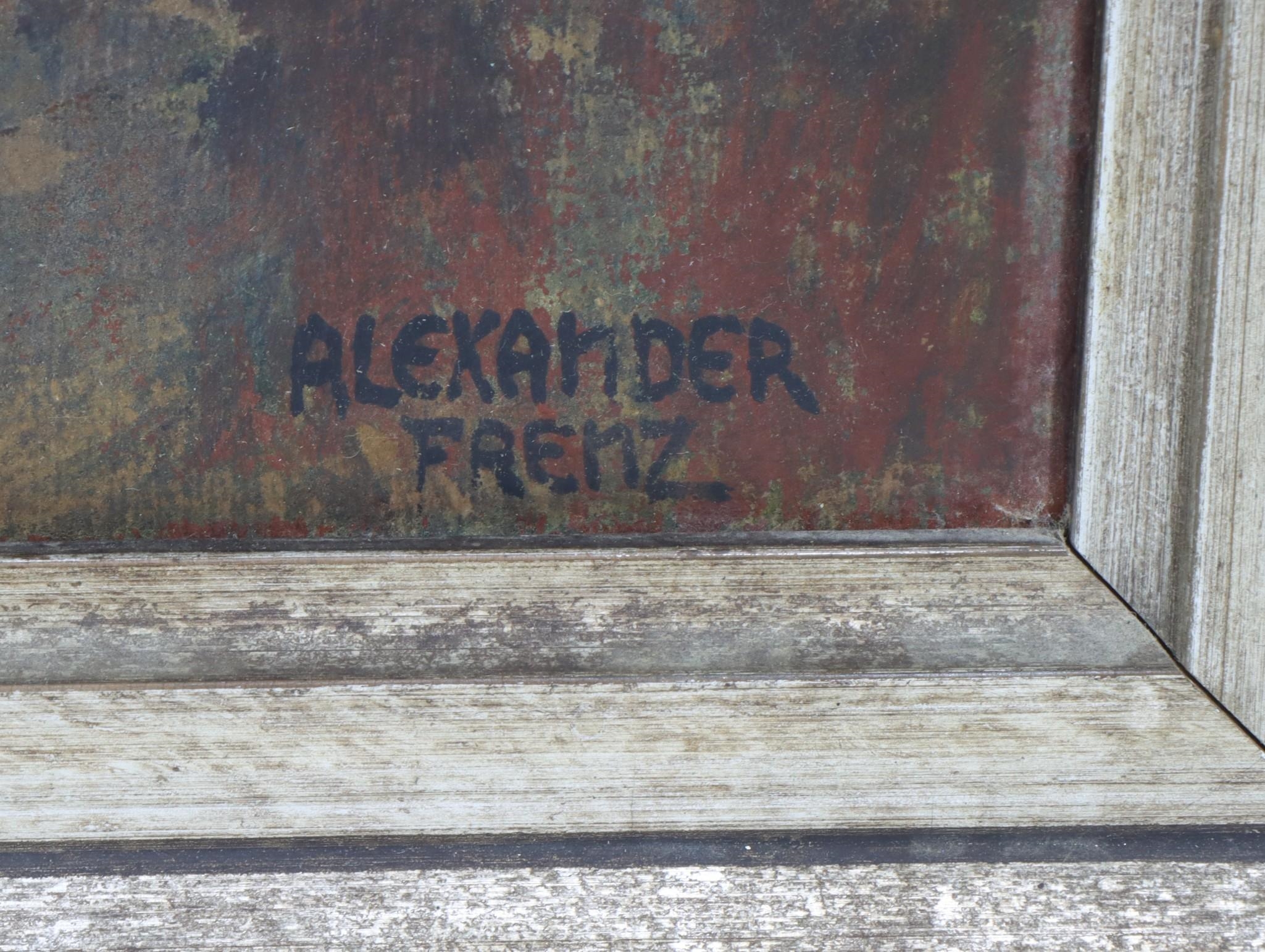 Alexander Frenz | A mounted warrior returning to his castle | MutualArt