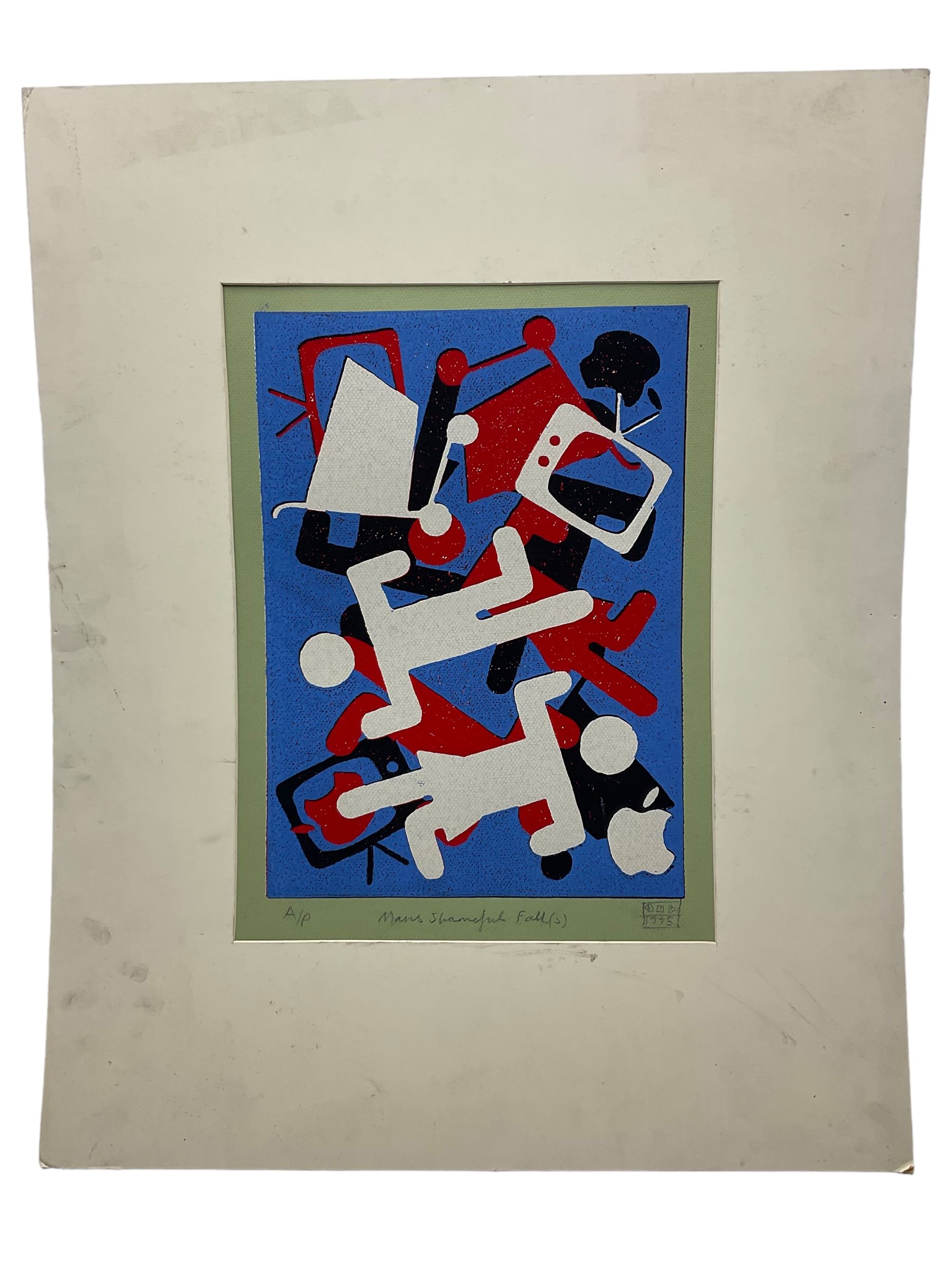 Stuart Davis | Abstract Composition of Figures | MutualArt