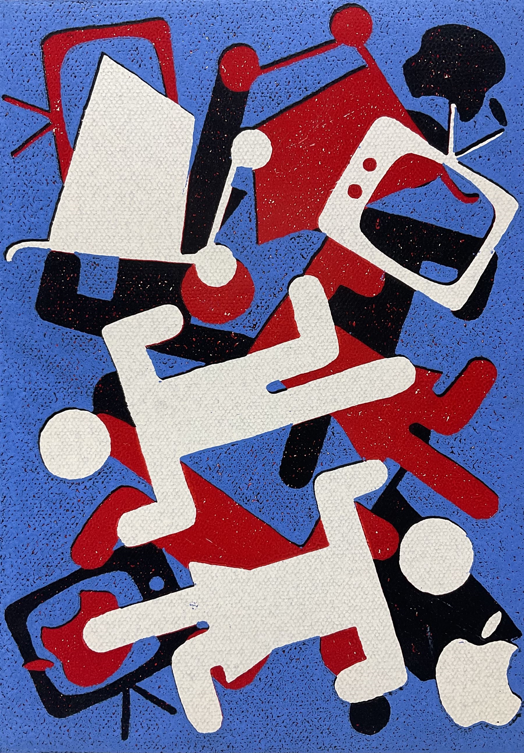 Stuart Davis | Abstract Composition of Figures | MutualArt