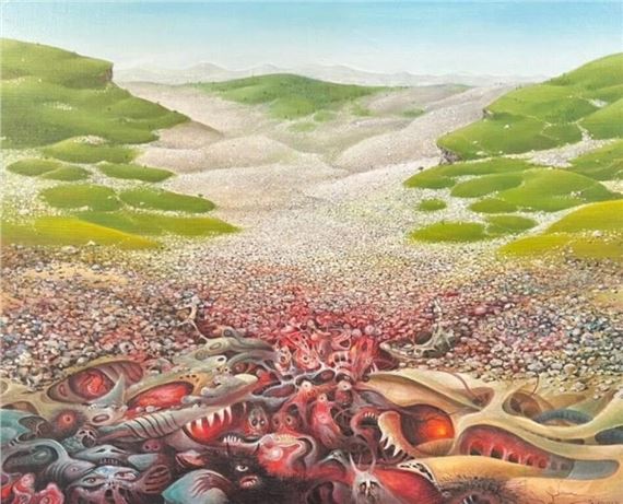 Vasko Taskovski | Hellish Landscape (1993) | MutualArt