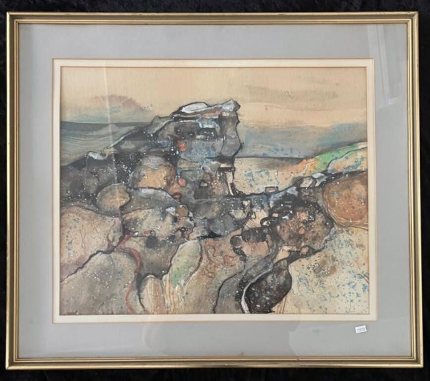 Reinus Zusters | Reinis Zusters (1919-1999) Winter Rocks | MutualArt