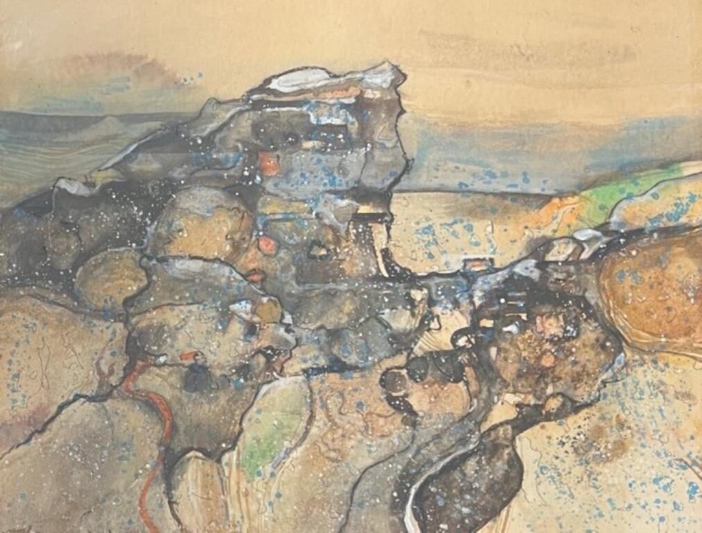 Reinus Zusters | Reinis Zusters (1919-1999) Winter Rocks | MutualArt