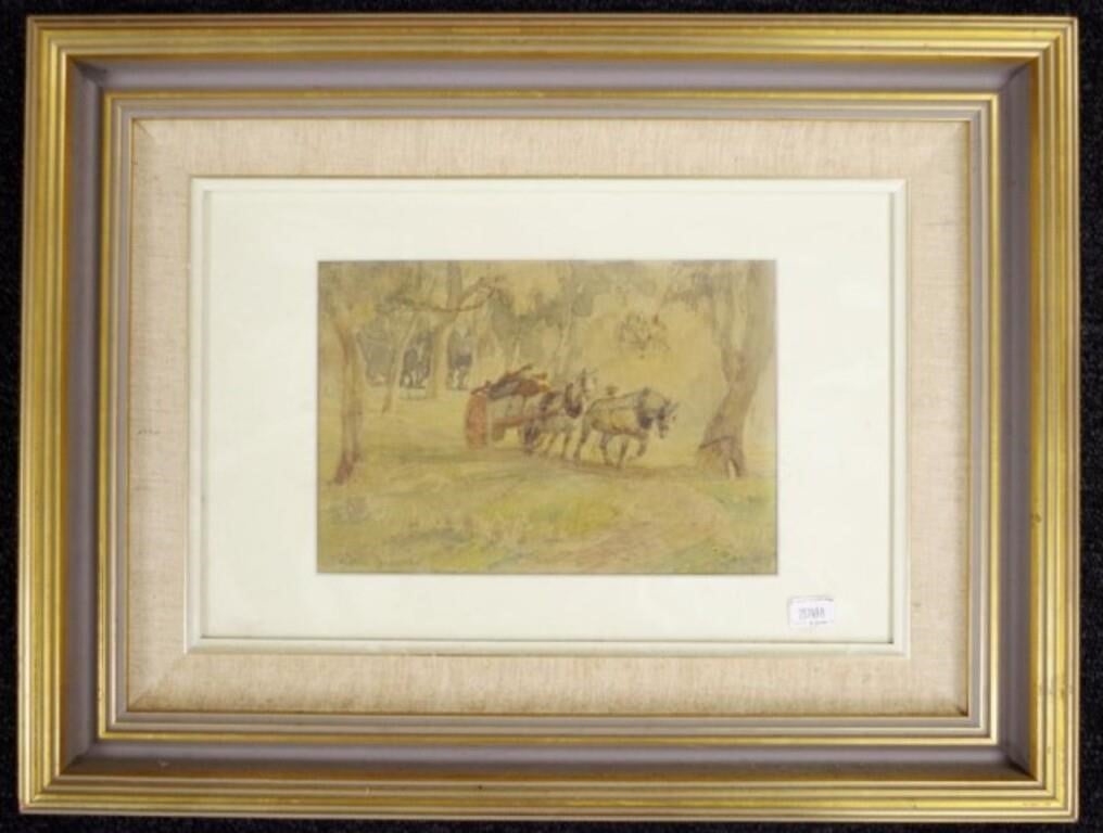 Pierce Cheesman | Horse Drawn Load | MutualArt