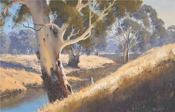 John Murray Wilson | Murrumbidgee Gums | MutualArt