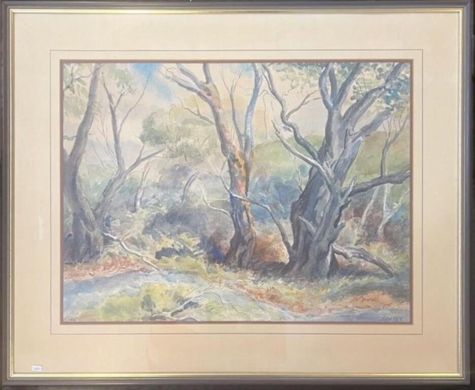 John Santry | Study of creek (Circa 1970) | MutualArt