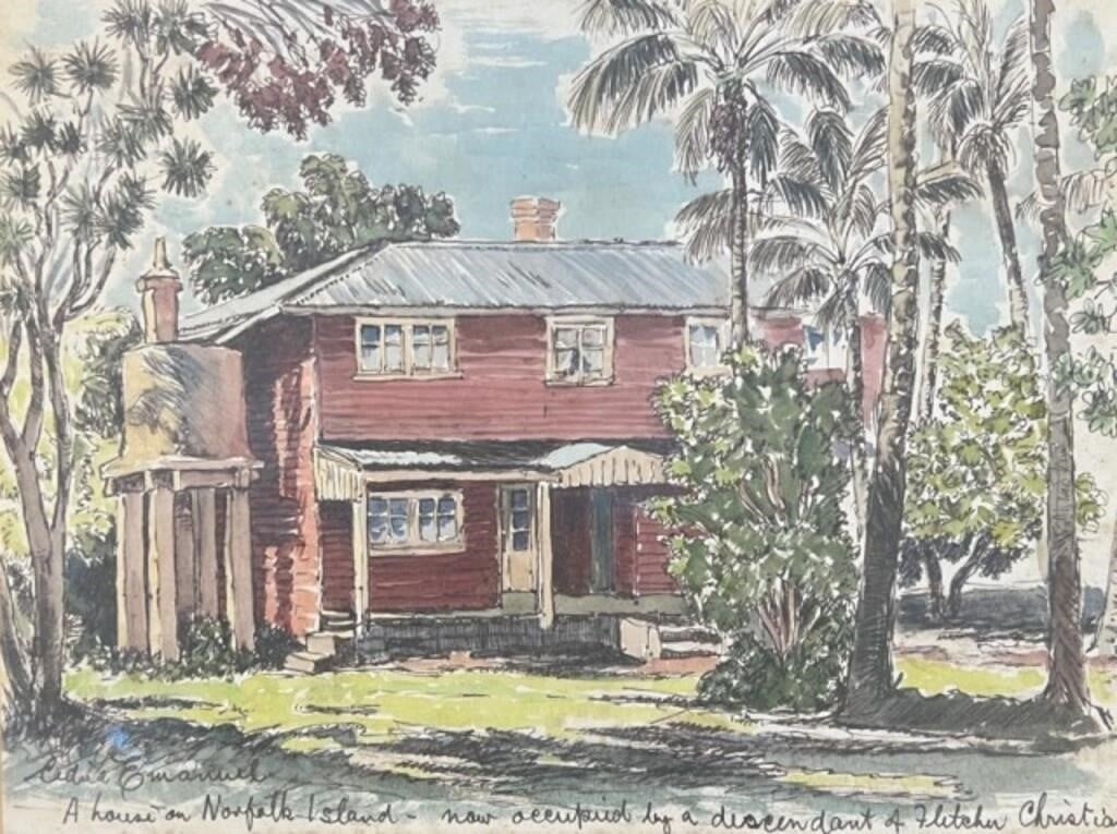 Cedric Emanuel | A house on Norfolk Island | MutualArt